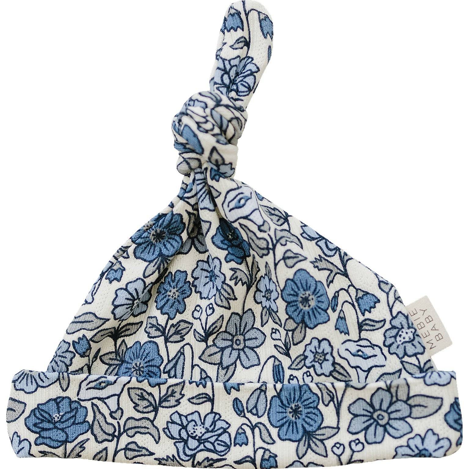 Bluebell Pointelle Bamboo Newborn Knot Hat | Infant Knot Hat – Gift ...